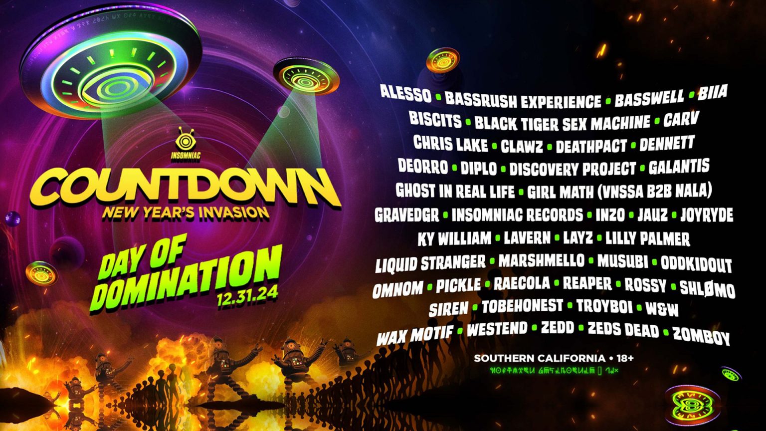 Countdown NYE 2024: Blast Off Into the New Year