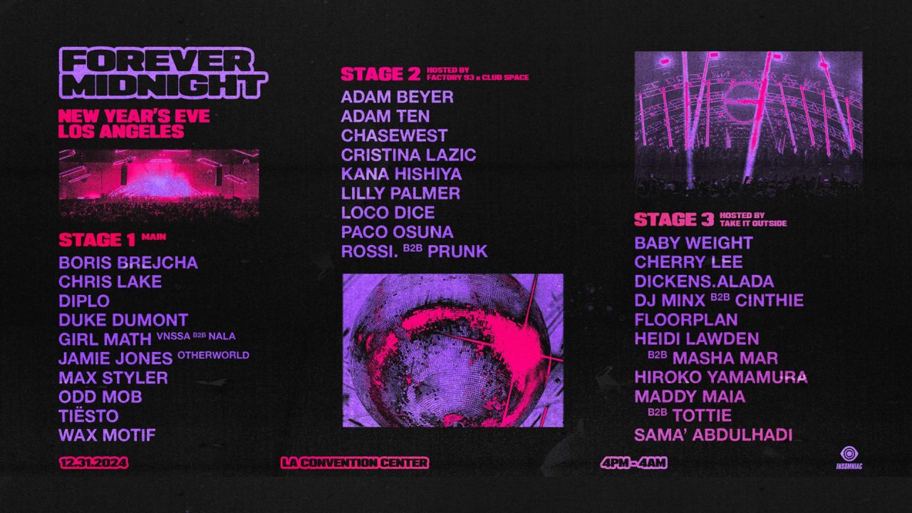 Forever Midnight NYE 2024: Dance Into the New Year